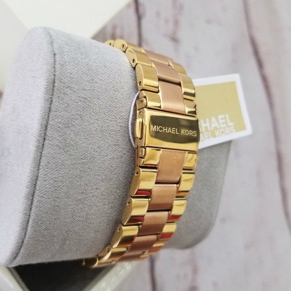 Michael Kors | Accessories | Michael Kors Slim Runway Twotone Watch ...